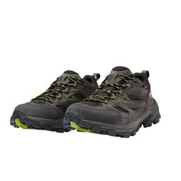 Wanderschuh Jack Wolfskin "VOJO TOUR TEXAPORE LOW M", Herren, Gr. 40, grau (slate), Leder, Textil, Schuhe Wanderschuh, Wasserdicht, Trekkingschuh