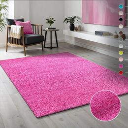 Hochflor-L&auml;ufer Sanat "LOCA" Gr. 12, pink, B:80cm H:30mm L:250cm, Kunstfaser, Teppiche, Hochflor-L&auml;ufer, Wohnzimmer, Langflor, Shaggy, Schlafzimmer