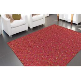 Teppich Arte Espina "Wild 8022", rot, B:120cm H:14mm L:180cm, Rindsleder, Teppiche, Teppich, Luxuri&ouml;ser Teppich in Spitzenqualit&auml;t, Naturmaterialien