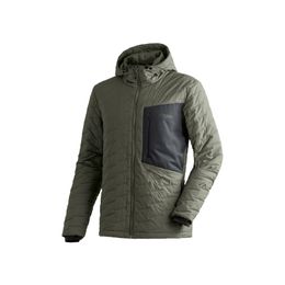 Funktionsjacke Maier Sports "Donovaly M", Herren, Gr. 54, gr&uuml;n (olivgr&uuml;n), 90% Polyamid, 10% Elasthan, Jacken Funktionsjacke, Herren Outdoorjacke, Primaloft Jacke mit 3 RV-Taschen und Kapuze