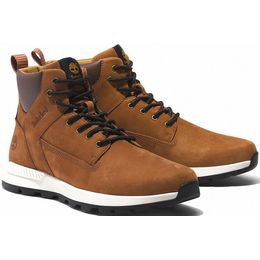 Schn&uuml;rboots Timberland "KILLINGTON TREKKERMID LACE UP SNEAKER", Herren, Gr. 40, braun (dunkelbraun), Leder, Synthetik, Schuhe Schn&uuml;rboots, Winterstiefel, Schn&uuml;rstiefel, Winterschuhe