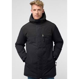 Funktionsparka Jack Wolfskin "GLETSCHERSEE PARKA M", Herren, Gr. S (48), blau (schwarz, navy), Obermaterial: 100% Polyamid. Kontrast: 100% Polyester. Futter: 100% Polyester. F&uuml;llung: 100% Polyester, Jacken Funktionsparka
