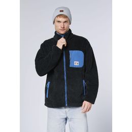 Fleecejacke Chiemsee, Herren, Gr. S (44/46), schwarz beauty, 100% Polyester, Jacken Fleecejacke
