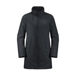 Funktionsmantel Jack Wolfskin "TEXTOR COAT W", Damen, Gr. XXL (48), grau (phantom), Obermaterial: 100% Polyamid. Futter: 100% Polyester. F&uuml;llung: 100% Polyester, M&auml;ntel Funktionsmantel