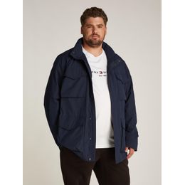Tommy Hilfiger Big & Tall Allwetterjacke "BT-LW PACKABLE FIELD JACKET-B", Herren, Gr. 3XL, blau (desert sky), Web, Obermaterial: 100% Polyester, TOMMY HILFIGER BIG & TALL, unifarben, regular fit, abgerundeter Saum, Jacken Allwetterjacke, in Gro&szlig;en Gr&ouml;&szlig;en, Logostickerei