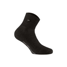 Kurzsocken Rohner Socks "Socken 1er Pack", Damen, Gr. 44-46, schwarz, Obermaterial: 42% Wolle mw. 41% Polyamid PA. 15% Polypropylen PP. 2% Elasthan EL., Socken Kurzsocken