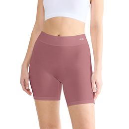 Lange Unterhose Sloggi "FREE Evolve", Damen, Gr. 2, rosa (date night pink), Single Jersey, Obermaterial: 90% Modal, 10% Elasthan, k&ouml;rpernah, Unterhosen Lange Unterhose, super weich, dehnf&auml;hig