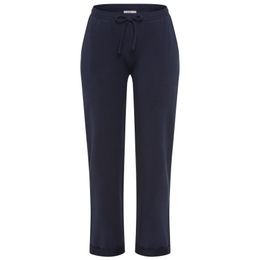 Sweathose Flashlights, Damen, Gr. 44/46, N-Gr, navy blau, Sweatware, Obermaterial: 95% Baumwolle, 5% Elasthan, unifarben, Basic, l&auml;ssig geschnitten 7/8-L&auml;nge, Hosen Sweathose, Weiche Baumwollmischung mit Gummizugbund in 7/8-L&auml;nge