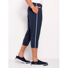 3/4-Hose CLASSIC, Herren, Gr. 56, Normalgr&ouml;&szlig;en, blau (marine), 100% Baumwolle, unifarben, 3/4-L&auml;nge, Hosen 3/4-Hose