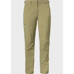 Sch&ouml;ffel Outdoorhose SCH&Ouml;FFEL "Pants Engadin1", Damen, Gr. 40, Normalgr&ouml;&szlig;en, 4605, gr&uuml;n, Oberstoff: 89% Nylon, 11% Elasthan, Hosen Outdoorhose