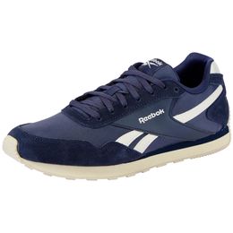 Sneaker Reebok CLASSIC "REEBOK GLIDE LOW", Herren, Gr. 41, vector navy, vector navy, chalk, Leder, Synthetik, Textil, Schuhe Sneaker
