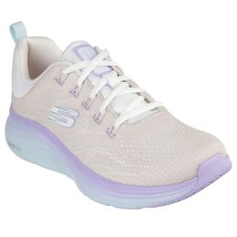 Sneaker Skechers "VAPOR FOAM-SUMMER JOURNEY", Damen, Gr. 39, wei&szlig; (sanftes wei&szlig;, violett), Textil, kontrastfarbene Details, Schuhe Sneaker, Laufschuh, Freizeitschuh mit komfortabler Vapor Foam