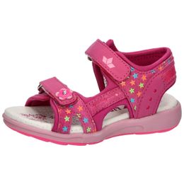 Sandale Lico "Sandale Rinara V", M&auml;dchen, Gr. 26, lila, Leder, Schuhe Sandale