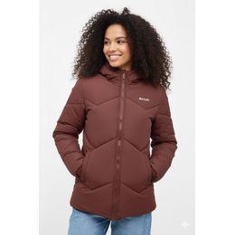 Steppjacke Bench. "KRIYA", Damen, Gr. 42, rust, Steppware, Obermaterial: 100% Polyester, unifarben, h&uuml;ftbedeckend, ohne Ausschnitt, Jacken Steppjacke, leichte Winterjacke mit hoher W&auml;rmeleistung und Zick Zack Steppung