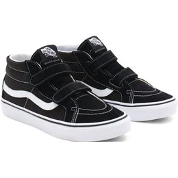 Sneaker Vans "JN SK8-Mid Reissue V", M&auml;dchen, Gr. 36, schwarz-wei&szlig; (schwarz, wei&szlig;), Leder, Schuhe Sneaker, f&uuml;r Jugendliche