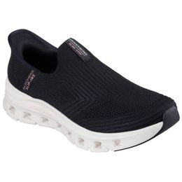 Slip-On Sneaker Skechers "GLIDE-STEP PRO-EVERYDAY CITIZEN", Damen, Gr. 36, schwarz, Textil, Schuhe Slip-On Sneaker, Slipper, Freizeitschuh, Halbschuh in veganer Verarbeitung, Topseller