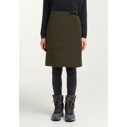 Wickelrock Jack Wolfskin "WINTERDUNE SKIRT W", Damen, Gr. XS, obsidianmoss, Obermaterial: 87% Polyamid 13% sonstige Fasern. F&uuml;llung: 100% Polyester. Futter: 100% Polyester, R&ouml;cke Wickelrock