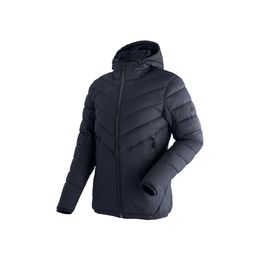 Outdoorjacke Maier Sports "Loket M", Herren, Gr. 58, blau (dunkelblau), 100% Polyamid, Rundhals, Jacken Outdoorjacke, Herren Wanderjacke, atmungsaktive Jacke mit Kapuze