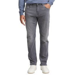 Slim-fit-Jeans Tom Tailor, Herren, Gr. 33, L&auml;nge 30, blau (grau denim30), Denim/Jeans, Obermaterial: 92% Baumwolle, 6% Polyester, 2% Elasthan, unifarben, slim fit kn&ouml;chellang, Jeans Slim-fit-Jeans, im Five-Pocket Style