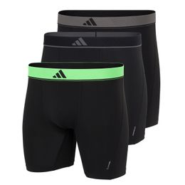 Boxer adidas Sportswear "Active Micro Flex", Herren, Gr. M, 905, sonstiges, Single Jersey, Obermaterial: 85% Polyester, 15% Elasthan, k&ouml;rpernah, Unterhosen Boxer, Logo-Bund, elastisch, Mikrofaser, ohne Eingriff