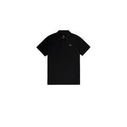Poloshirt Alpha Industries "X-Fit Polo", Herren, Gr. XL, schwarz, Obermaterial: 95% Baumwolle, 5% Elastan, Shirts Poloshirt