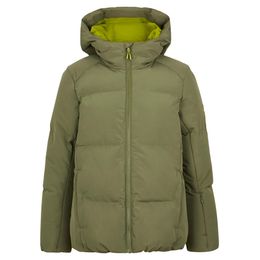Skijacke Ziener "AWAR-Z jacket junior", Kinder, Gr. 140, moss gr&uuml;n, Obermaterial: 100% Polyester; Futter: 100% Polyamid; Wattierung: 100% Polyester; Wattierung 2: 100% Polyester, Jacken Skijacke