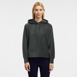 Kapuzensweatshirt Ragwear "TONNA", Damen, Gr. XXL (44), gr&uuml;n (pine gr&uuml;n), Sweatware, Obermaterial: 62% Baumwolle, 35% Polyester, 3% Elasthan, unifarben, h&uuml;ftlang, Rundhals, Sweatshirts Kapuzensweatshirt