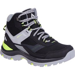Wanderschuh McKINLEY "Kona VI MID AQX J", Jungen, Gr. 37, schwarz (schwarz night, charcoal), Synthetik, Schuhe Wanderschuh, wasserdicht