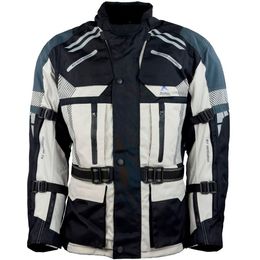 Motorradjacke Roleff "Kodra RO" Gr. M, schwarz (schwarz, grau, ro 775), Jacken, Damen, M, Obermaterial: 100% Polyester. Innenfutter: 100% Polyester, Motorradjacke, Mit Sicherheitsstreifen