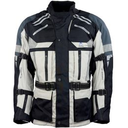 Motorradjacke Roleff "Kodra RO" Gr. S, schwarz (schwarz, grau, ro 775), Jacken, Damen, S, Obermaterial: 100% Polyester. Innenfutter: 100% Polyester, Motorradjacke, Mit Sicherheitsstreifen