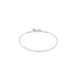 Armkette Kuzzoi "Armband Herren Kordelkette 925 Sterling Silber" Gr. 23, silber, Armb&auml;nder, Herren, 23, Silber 925 (Sterlingsilber), Armkette