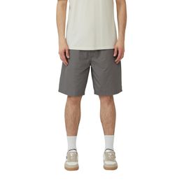 Bermudas s.Oliver, Herren, Gr. 34, N-Gr, grau (mid grau), Web, Obermaterial: 100% Baumwolle, Strukturmuster, regular fit knielang, Hosen Bermudas, Sommerhose mit Struktur Muster