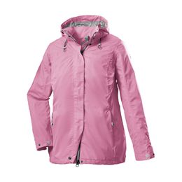 Outdoorjacke STOY "STS 11 WMN JCKT", Damen, Gr. 52, lila (orchidee), Obermaterial: 100% Polyester;Futter: 100% Polyester, Jacken Outdoorjacke, Wasserdichte, atmungsaktive STOY-Jacke mit abnehmbarer Kapuze