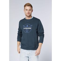 Sweatshirt Chiemsee, Herren, Gr. XXL (60/62), total eclipse, 88% Baumwolle, 12% Polyester, Rundhals, Sweatshirts Sweatshirt