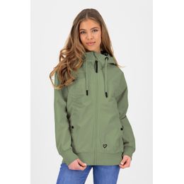 alife and kickin Outdoorjacke ALIFE & KICKIN "NAMINIAKA", Damen, Gr. L, dust, Web, Obermaterial: 100% Polyester, unifarben, Jacken Outdoorjacke