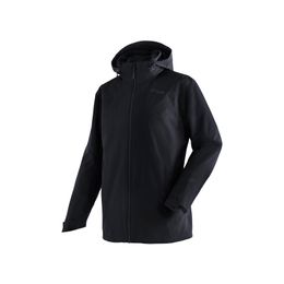 3-in-1-Funktionsjacke Maier Sports "Ribut M", Herren, Gr. 56, schwarz, Au&szlig;enjacke: 100% Polyester / Innenjacke: 100% Polyamid, Jacken 3-in-1-Funktionsjacke, funktionale Doppel-Jacke f&uuml;r Wanderungen und Ausfl&uuml;ge