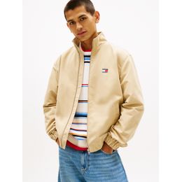 Blouson Tommy Jeans "TJM ESSENTIAL", Herren, Gr. XXL, gentle gold, Web, Obermaterial: 100% Polyester, normal, elastischer Bund, Jacken Blouson