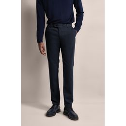 Chinohose Bugatti, Herren, Gr. 40, L&auml;nge 30, blau (marine), 53% Baumwolle, 29% Polyester, 16% Viskose, 2% Elasthan, unifarben, normal, Hosen Chinohose, aus elastischer Baumwolle