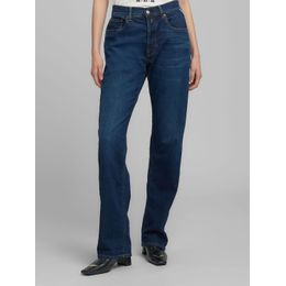 Boyfriend-Jeans Replay "AUBRY", Damen, Gr. 30, L&auml;nge 32, blau (dunkelblau), Denim/Jeans, Obermaterial: 73% Baumwolle, 26% Lyocell, 1% Elasthan, bequem lang, Jeans Boyfriend-Jeans