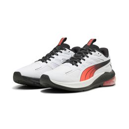 Laufschuh Puma "X-CELL LIGHTSPEED", Herren, Gr. 47, Puma wei&szlig;, glowing rot, Textil, Schuhe Laufschuh