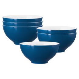 Schale Seltmann Weiden "Sch&uuml;sseln Life Fashion &oslash; 15,5 cm 6er Set", blau (classic blau), L:15,5cm, Sch&uuml;sseln, Schale