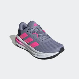 Laufschuh adidas Performance "GALAXY 7", Damen, Gr. 40, silber violet, lucid pink, shadow navy, Synthetik, Textil, Schuhe Laufschuh, Topseller
