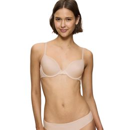 B&uuml;gel-BH Triumph "Body Make-Up Essentials", Damen, Gr. 75, Cup D, beige, Microtouch, Obermaterial: 58% Polyester, 31% Polyamid, 11% Elasthan, Basic, BHs B&uuml;gel-BH, leichte Polsterung, feine Microfaser, nahtloses Finish