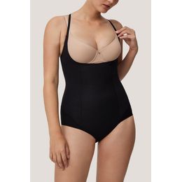 Shaping-Body YSABEL MORA, Damen, Gr. XL, N-Gr, schwarz, Single Jersey, Obermaterial: 86% Baumwolle, 14% Elasthan, eng, Bodys Shaping-Body, mittlerer Form-Effekt, atmungsaktiv, Baumwollmix, elastisch