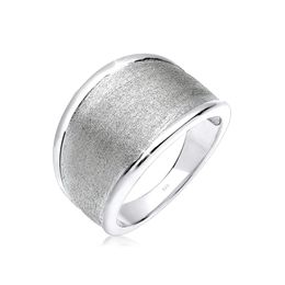 Silberring Elli "Ring Basic Matt Trend Silber 925 Sterling Silber" Gr. 58, silber, Fingerringe, Damen, 58, Silber 925 (Sterlingsilber), Silberring
