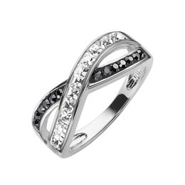 Fingerring Lady Gr. 17, silber (silber 925), Fingerringe, Damen, 17, Silber 925 (Sterlingsilber), Fingerring
