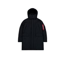 Parka Alpha Industries "Puffer Parka", Herren, Gr. XL, schwarz, Obermaterial: 60% Baumwolle, 40% Nylon, Futter: 100% Nylon, F&uuml;llung: 100% Polyester, Jacken Parka