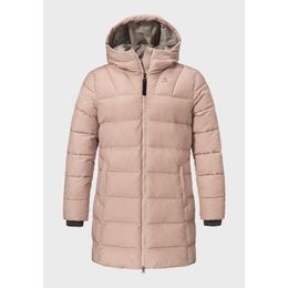 Sch&ouml;ffel Parka SCH&Ouml;FFEL "Urban Ins Parka Style Boslix WMS", Damen, Gr. 42, rosa (3175, pink), Oberstoff: 63% Nylon, 37% Baumwolle; Futter: 100% Polyester, relaxed fit, hoch geschlossener Ausschnitt, Jacken Parka
