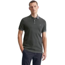 Marc O'Polo Poloshirt MARC O'POLO, Herren, Gr. L, schwarz washed, Obermaterial: 95% Baumwolle, 5% Elasthan, unifarben, Shirts Poloshirt, im klassischen Look