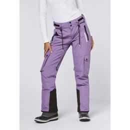 Skihose Chiemsee, Damen, Gr. 42, Normalgr&ouml;&szlig;en, grape compote, 100% Polyester, Hosen Skihose